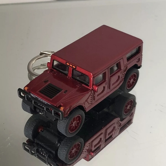 Other | Dark Red Metallic Hummer H2 Humvee H 2 4x4 New Key Ring Spring ...
